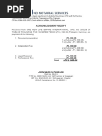 Affidavit of Occupancy | PDF | Affidavit | Civil Law (Common Law)