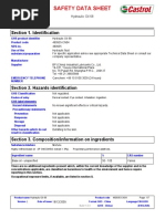 Safety Data Sheet: Shell Tellus Oil 68 | PDF | Dangerous Goods | Toxicity