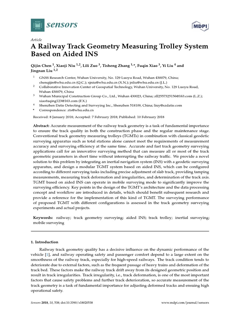 Tracj Surve PDF | PDF | Inertial Navigation System | Surveying