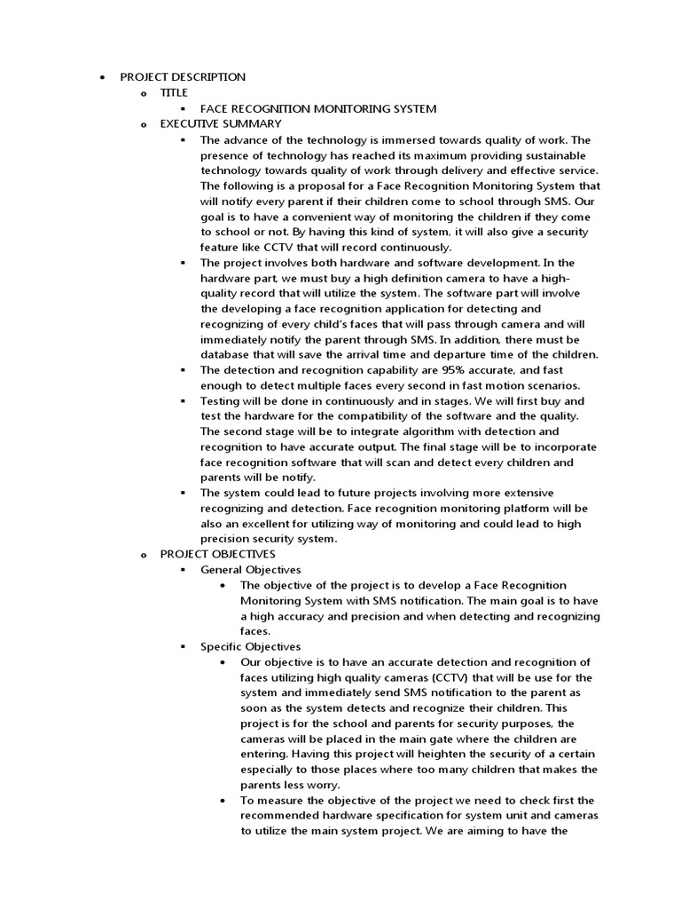 O Title O Executive Summary | PDF | Closed Circuit Television | Violence