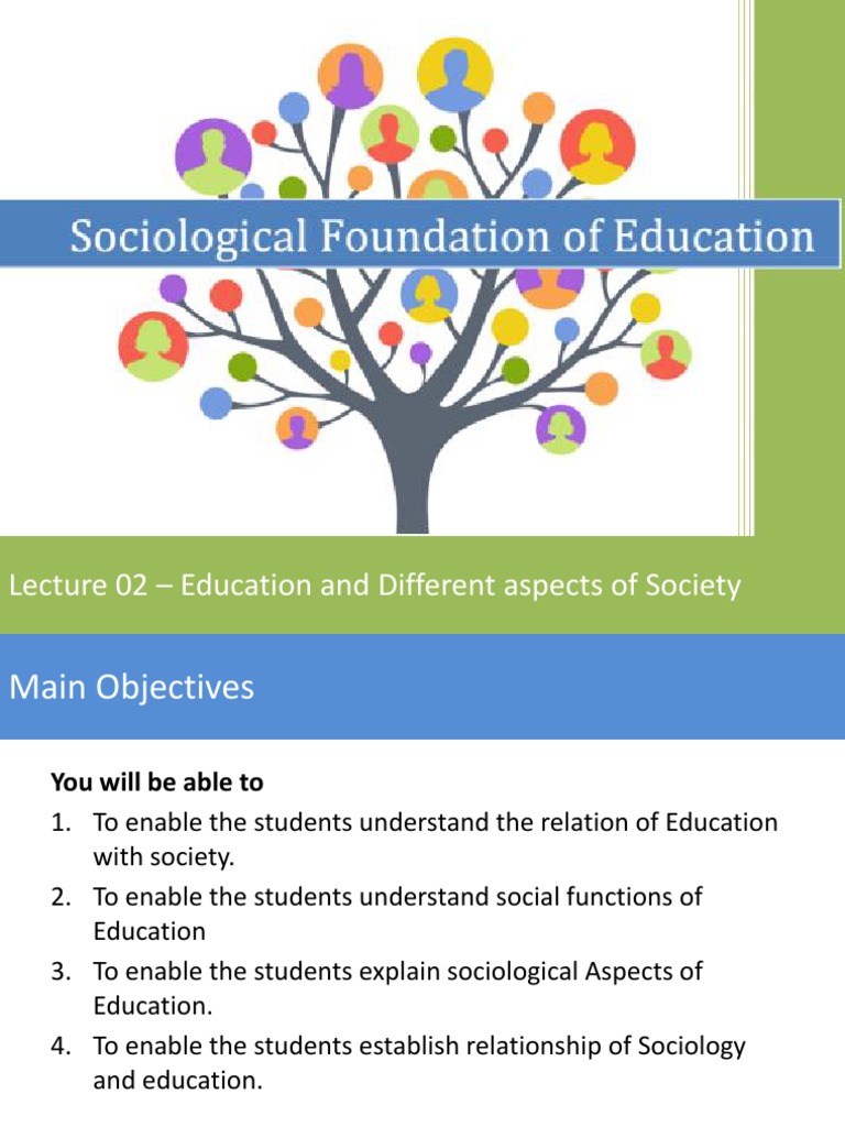 Educational Sociology - Education and Different Society PDF | PDF ...