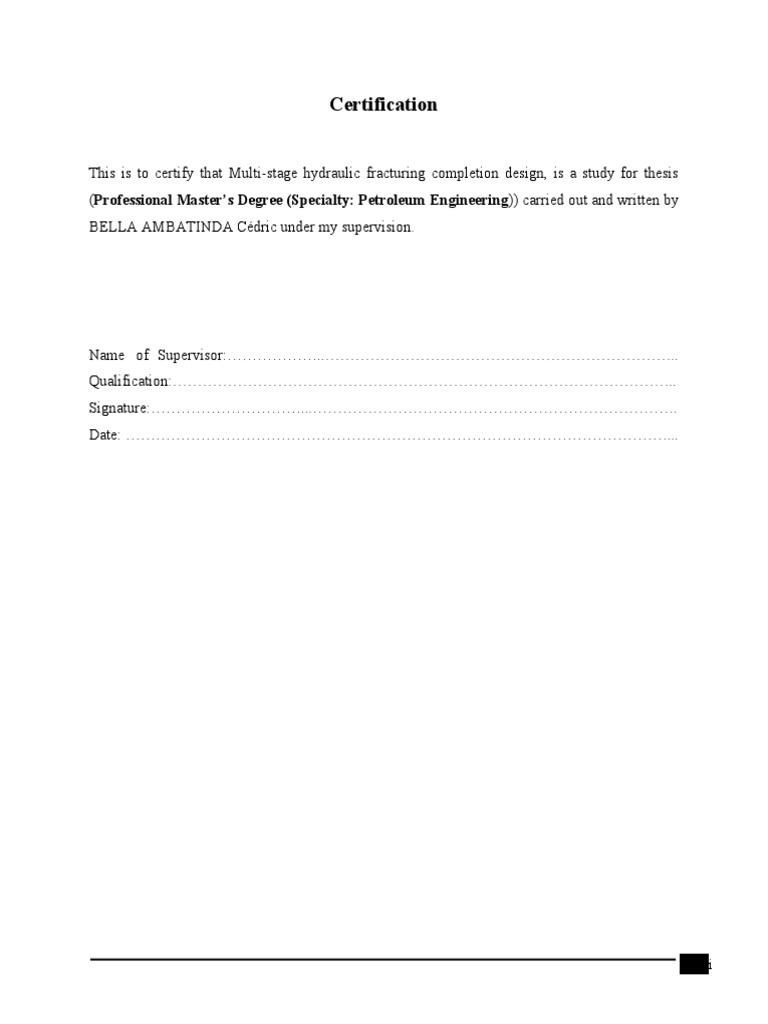 Multi-Stage Hydraulic Fracturing Completion Design - Cédric Bella | PDF | Casing (Borehole ...