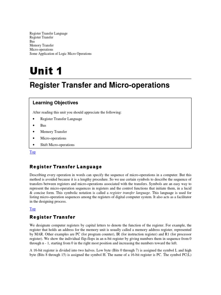 BCA 201 Computer System Architecture - Unit-01 | PDF | Logic Gate | Bit