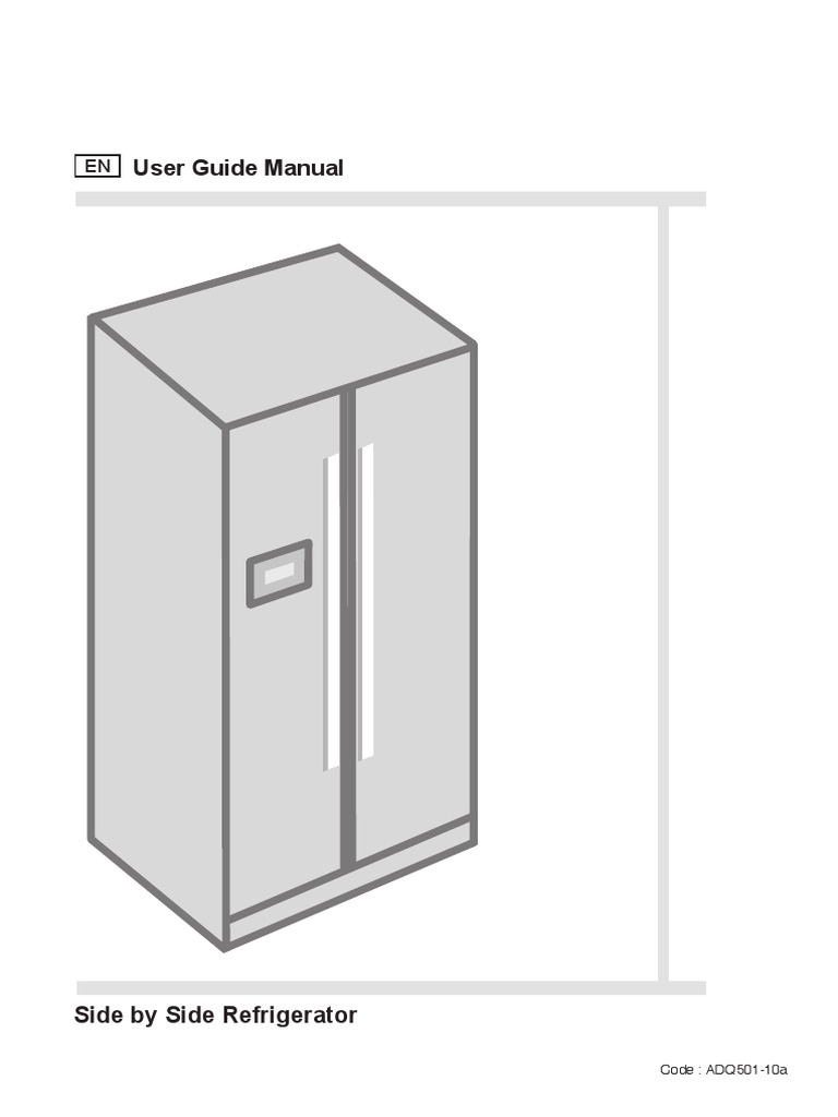 User Guide Manual: Code: ADQ501-10a | PDF | Refrigerator | Ac Power ...
