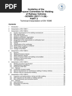 En 15085 - 1 & 2 | PDF | Standardization | Welding