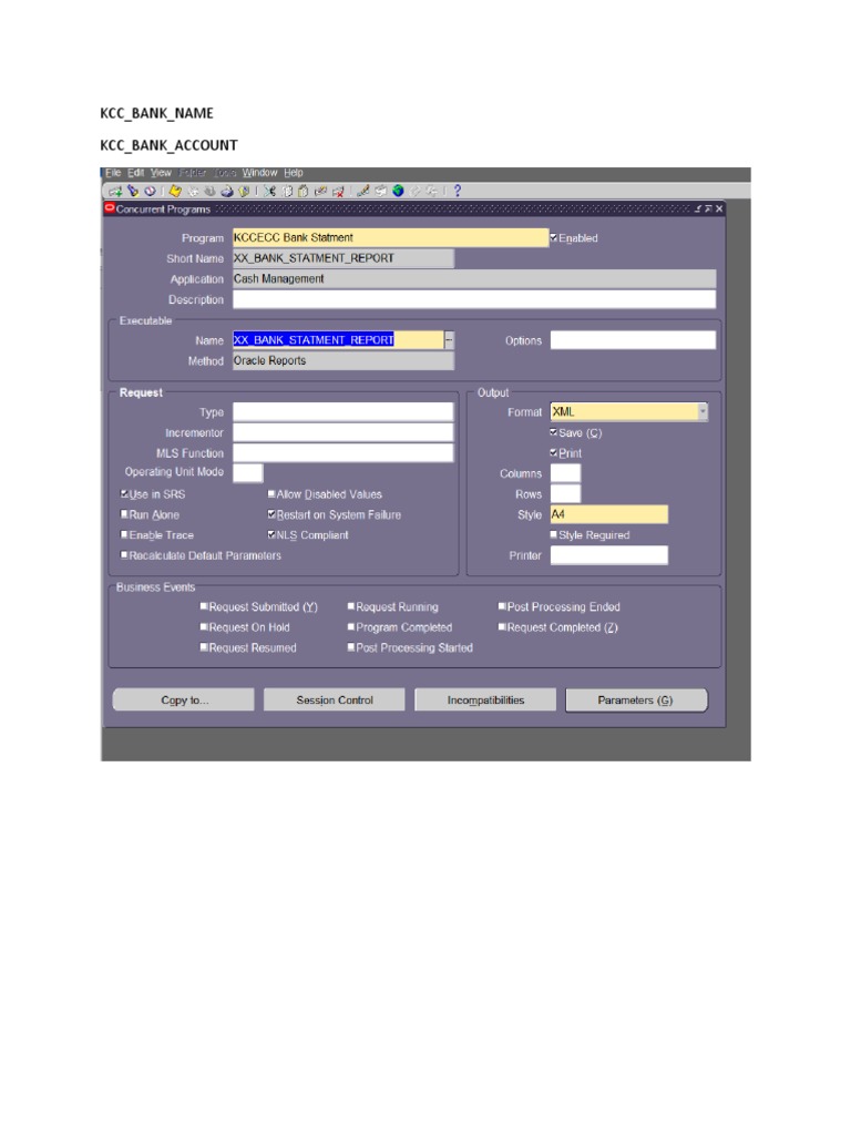 KCC Bank Statement | PDF