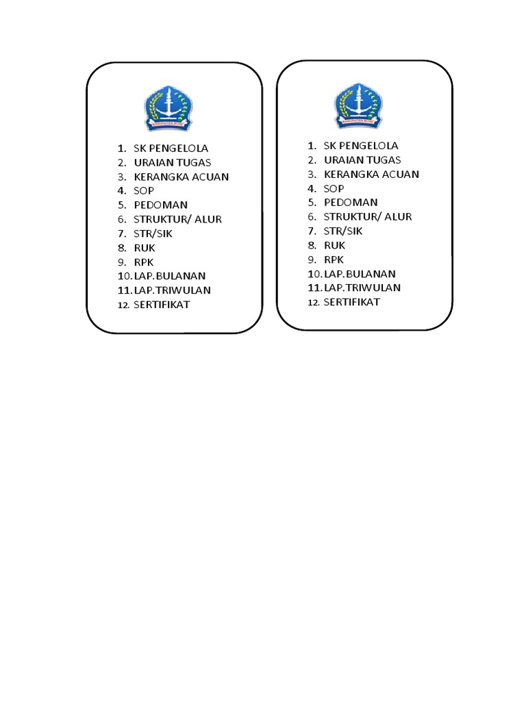 Sampul Box File | PDF