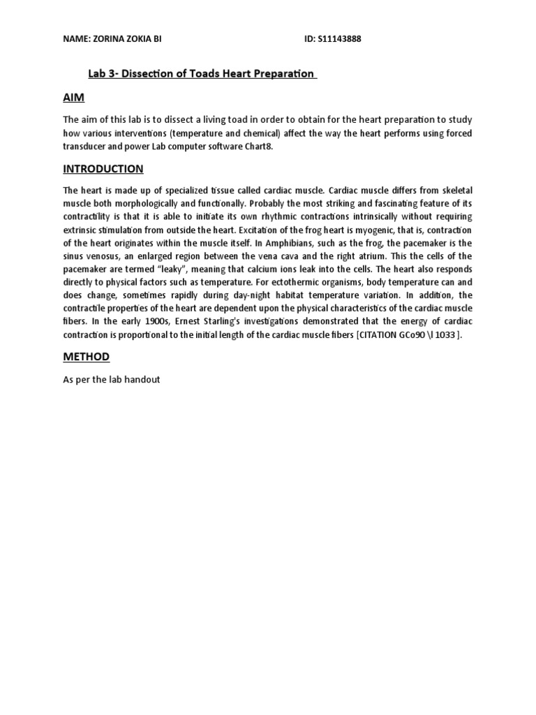 309 Lab Report | PDF | Heart Rate | Heart