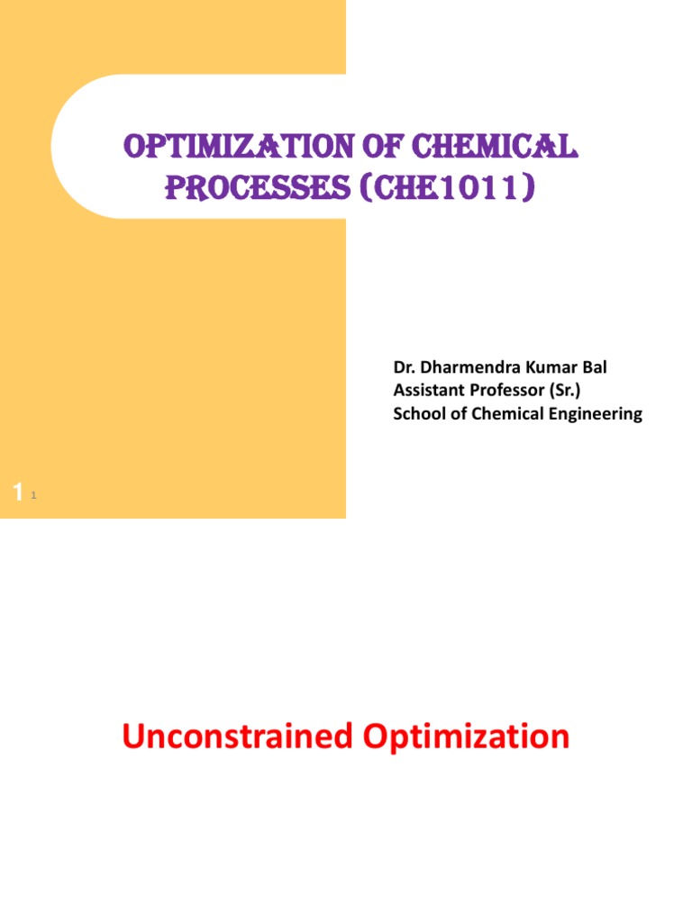 Unconstrained Optimization Methods | PDF | Maxima And Minima | Mathematical Optimization
