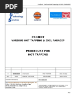 Hot Tapping Procedure | PDF | Welding | Construction