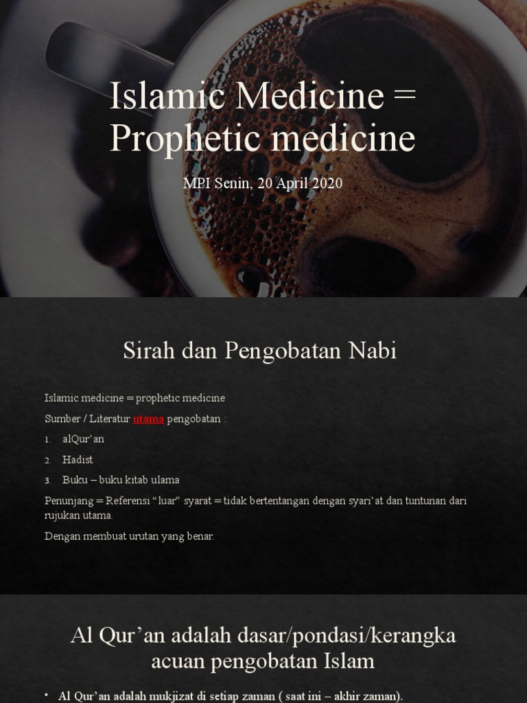 Islamic Medicine Prophetic Medicine | PDF