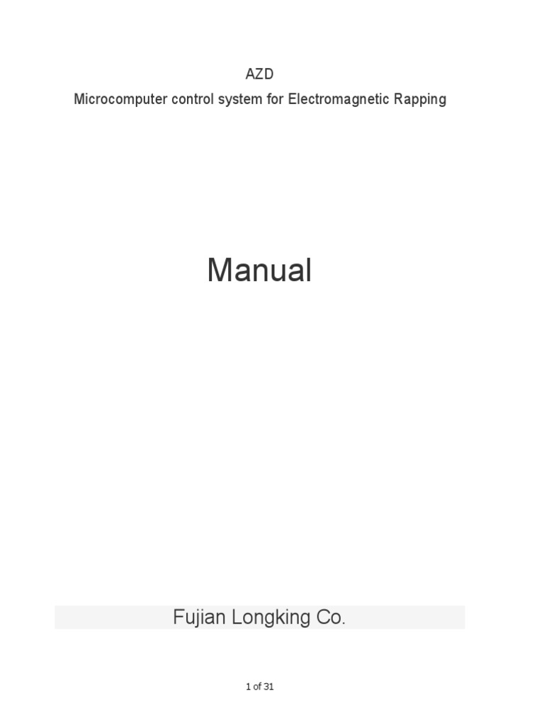 AZD Manual v4.0 | Download Free PDF | Power Supply | Electric Motor