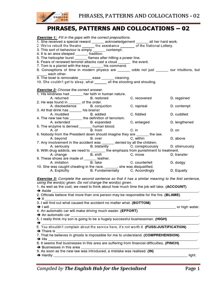 Phrases, Patterns and Collocations - 02 | PDF | Gene | Rna