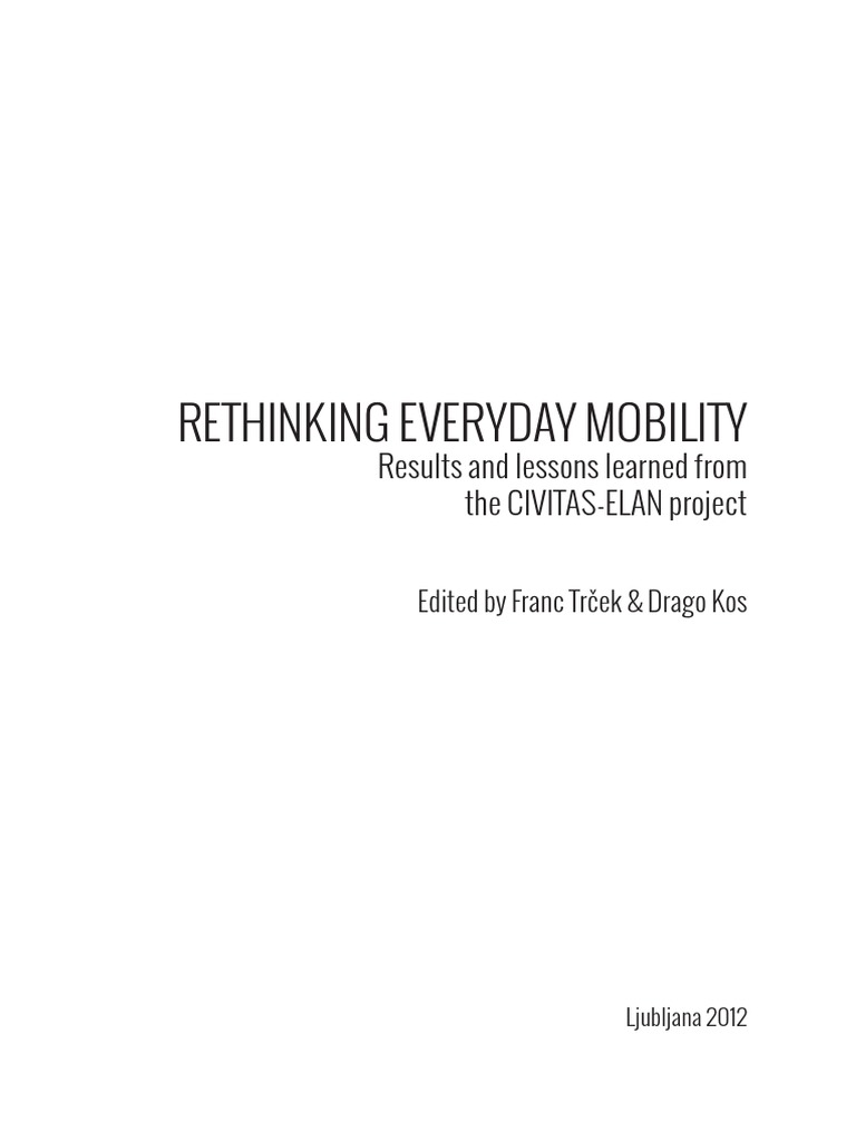 Rethinking Everyday Mobility | PDF | Framing (Social Sciences ...