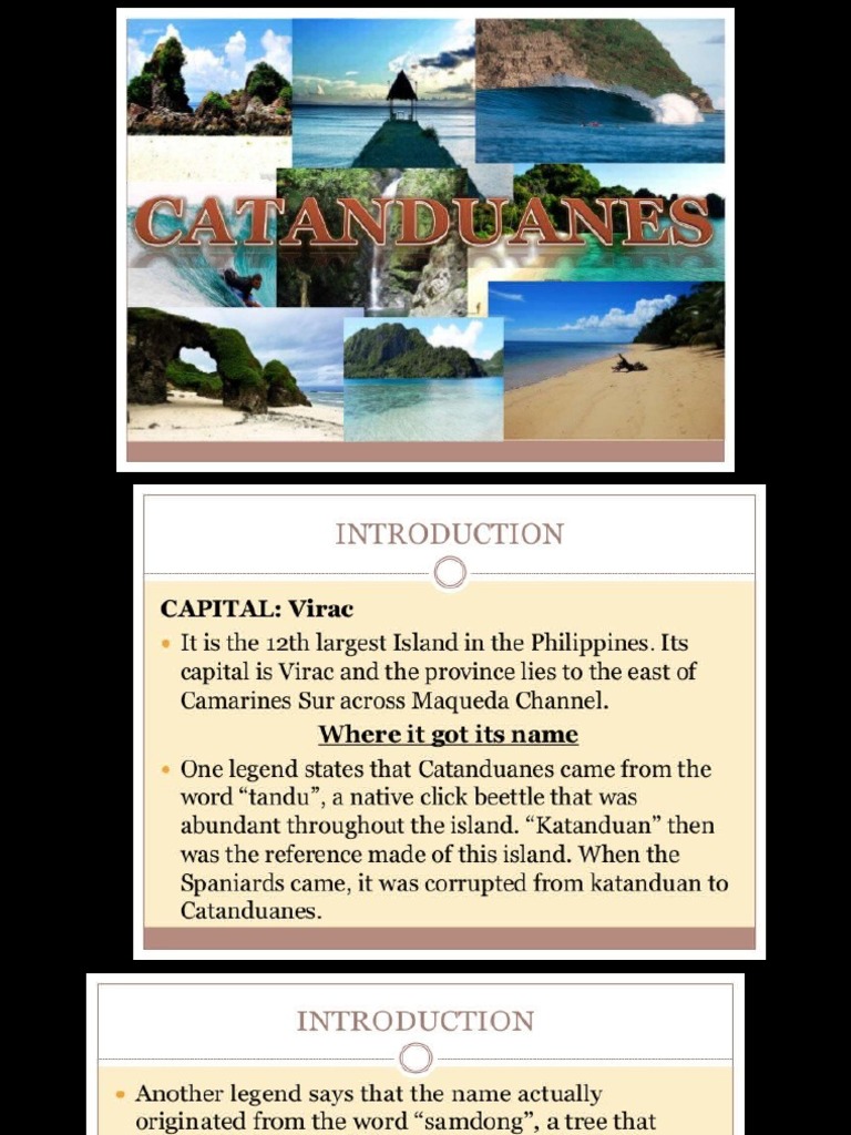 Municipalities and Delicacies of Catanduanes and Masbate | PDF