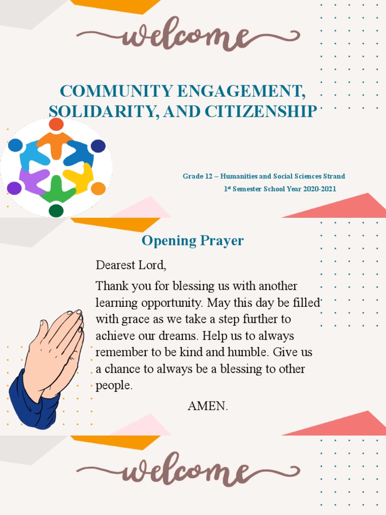 L1 - Understanding Community | PDF | Community | Sociological Theories