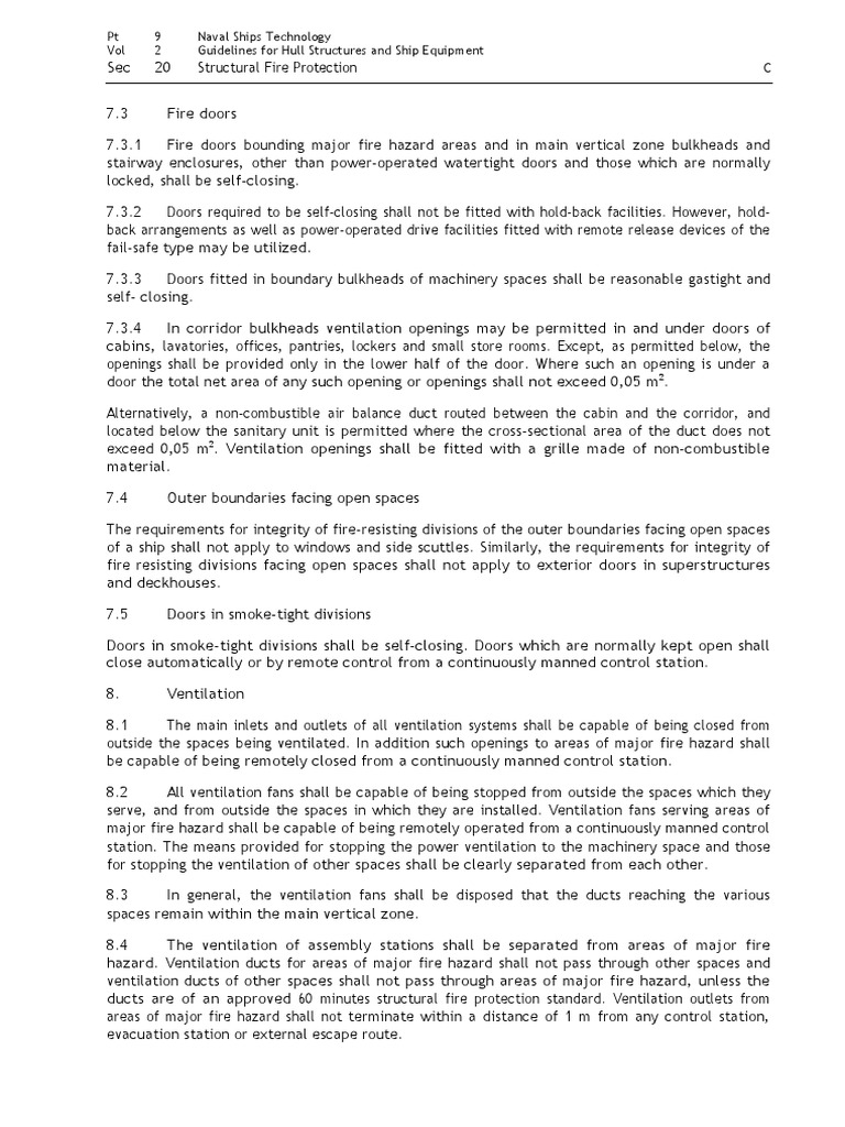 PT 9 Naval Ships Technology Vol 2 Guidelines For Hull Structures and ...