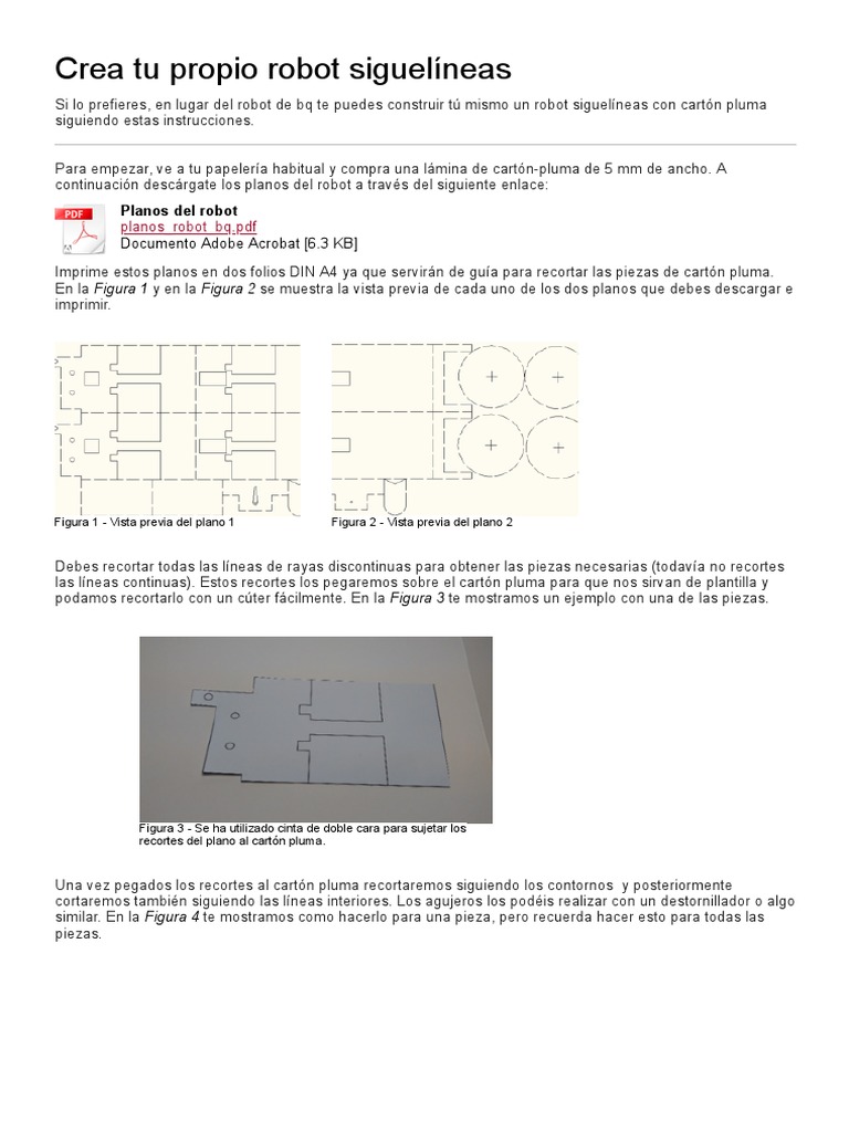 Construye un Robot Siguelíneas DIY | PDF | Robot | Robótica