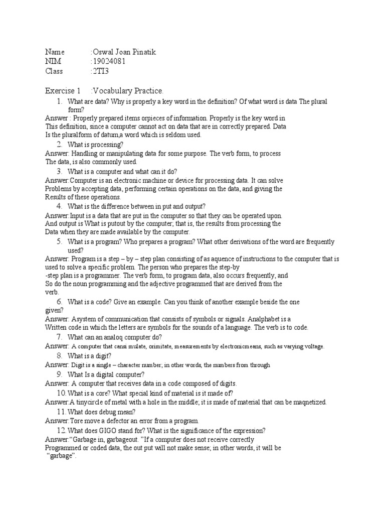 TASK, Electronic Data Processing | PDF | Data | Computer Program