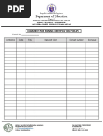 Outgoing Documents Log Sheet Template | PDF