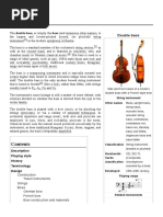 Double Bass Measurements | PDF | Double Bass | String Instruments