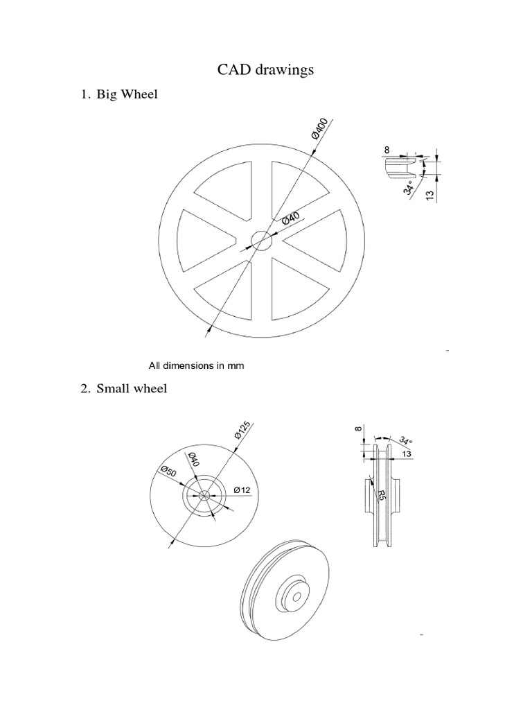 CAD Drawings: 1. Big Wheel | PDF
