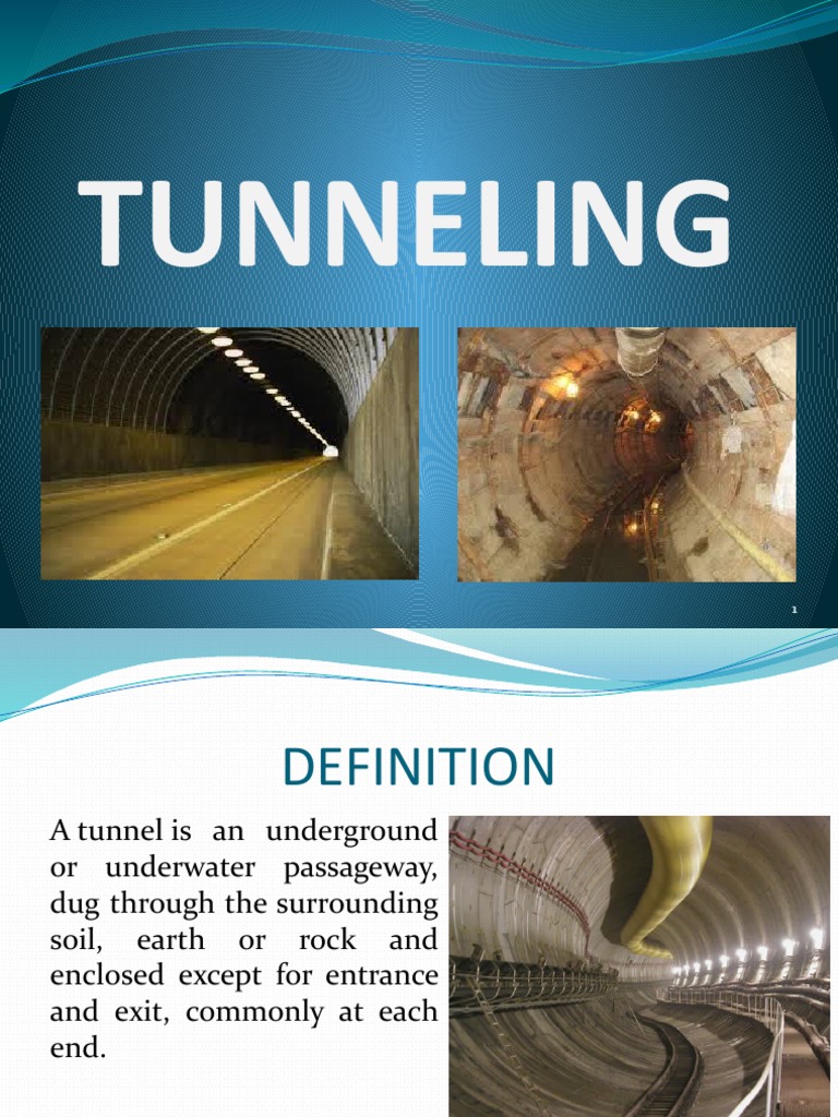 Tunneling | PDF | Tunnel | Economic Sectors