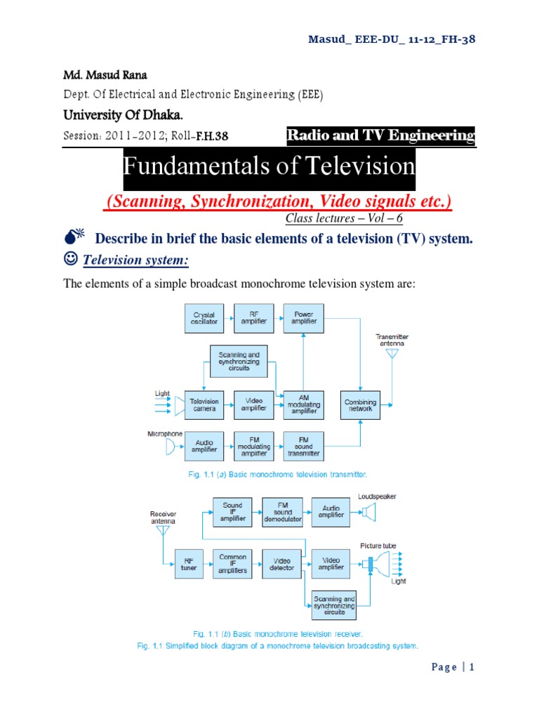 Understanding TV Scanning Mechanisms | PDF | Optical Resolution | Video