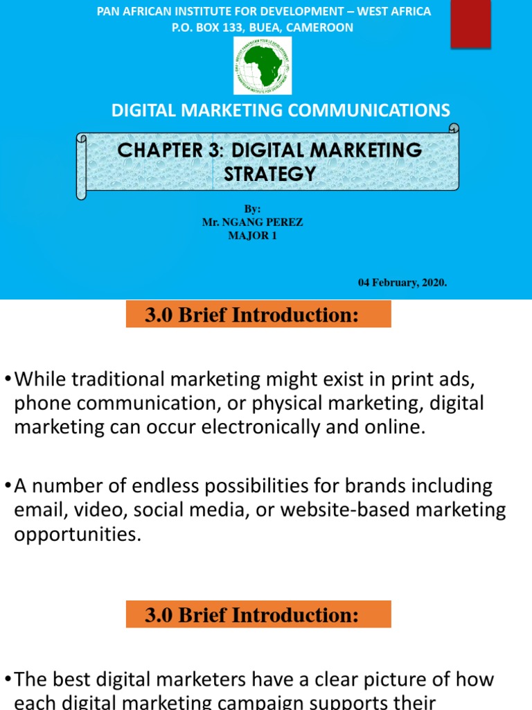 Digital Marketing Strategy | PDF | Digital Marketing | Marketing Strategy