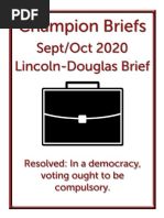 Guide To WSDC Format | PDF | Argument | Truth