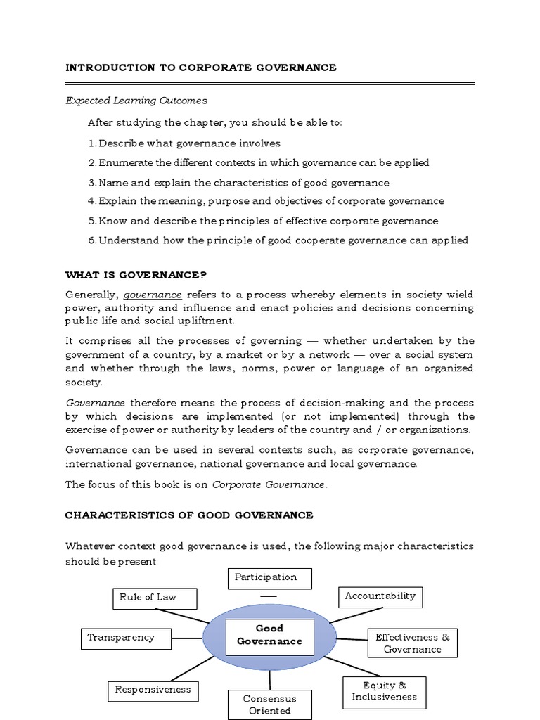 Corporate Governance Guide | PDF | Governance | Good Governance