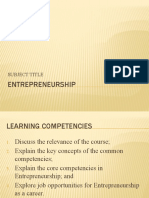 MELC Entrepreneurship GRADE 12 | PDF | Entrepreneurship | Market ...
