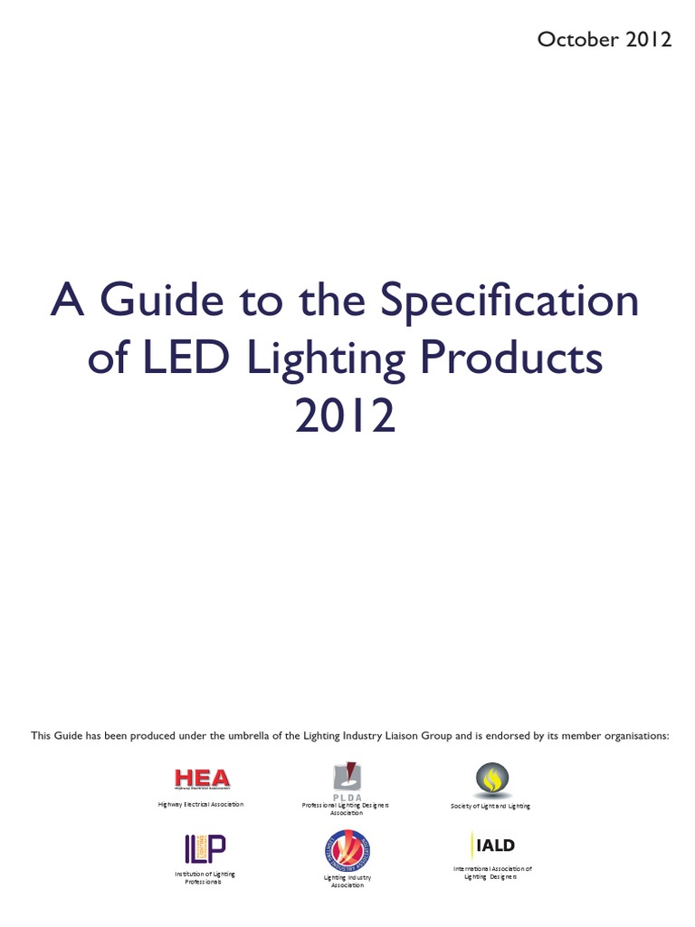 A Guide To The Specifying LED's | PDF | Lighting | Light Emitting Diode