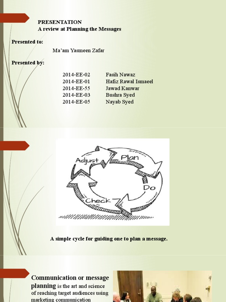 Planning Messages | PDF | Nonverbal Communication | Communication