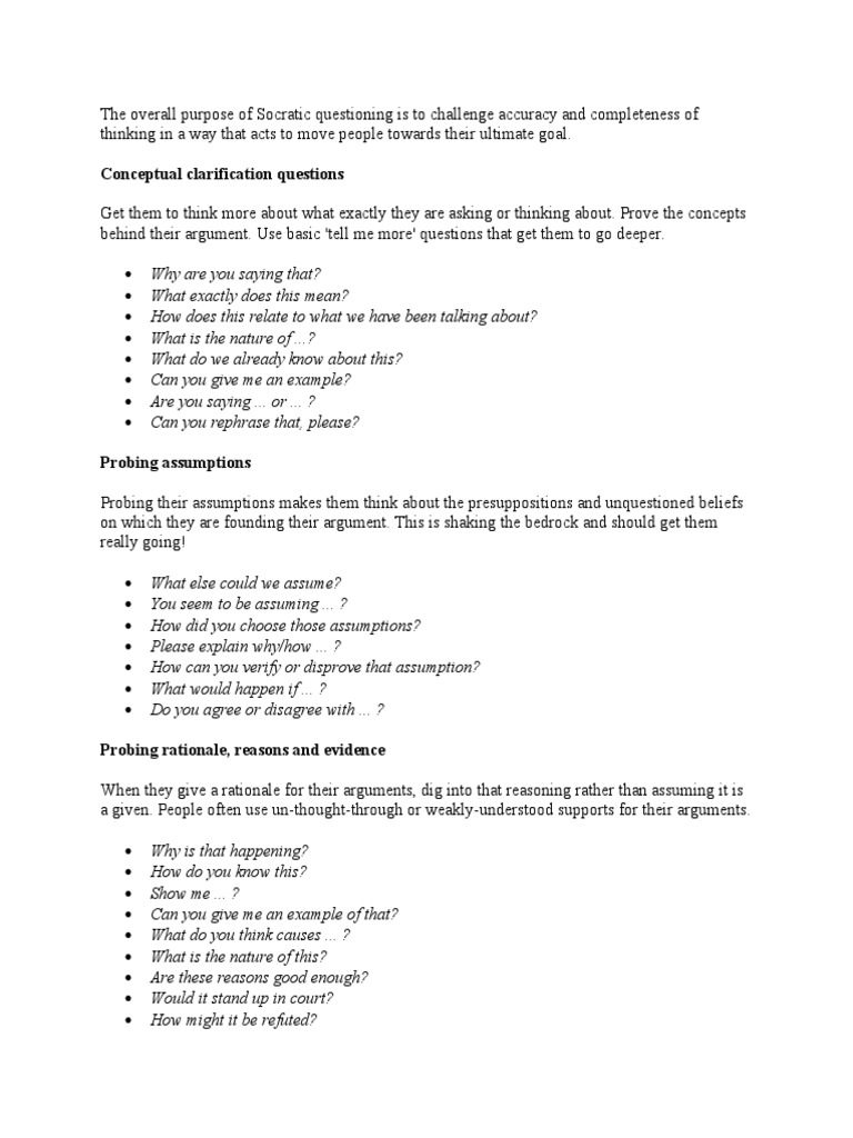 Conceptual Clarification Questions | PDF | Logical Consequence | Argument