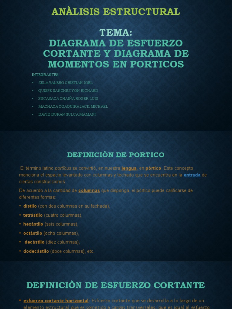 Diapositivas de Analisis Estructural | PDF | Elementos arquitectónicos ...