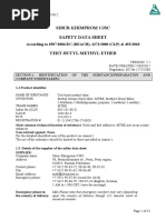 Safety Data Sheet Butane Cartridge | PDF | Fires | Dangerous Goods