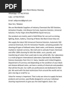 The SSD Solution Composition and SSD Chemical Formula | PDF ...