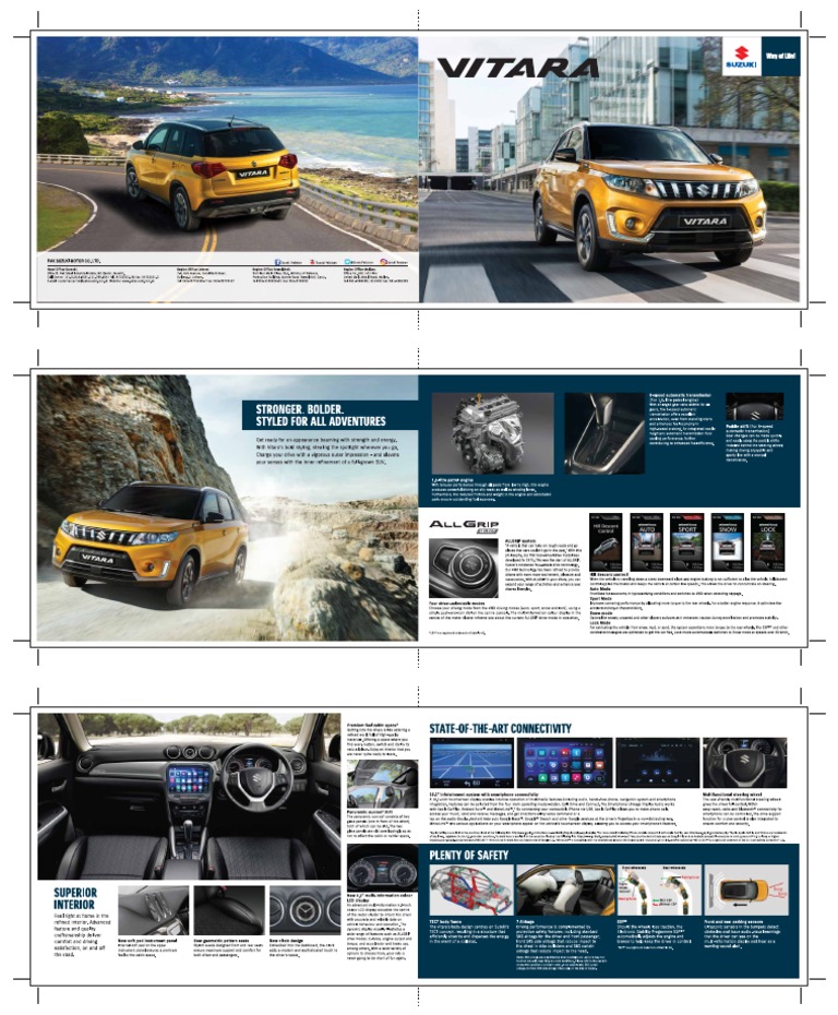 Suzuki Vitara | PDF | Rear Wheel Drive Vehicles | Motor Vehicle