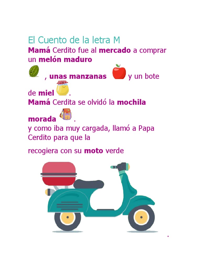 El Cuento de La Letra M | PDF | Cuentos