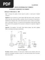Is 4031 Part 4 - Consistency | PDF | Cement | Temperature