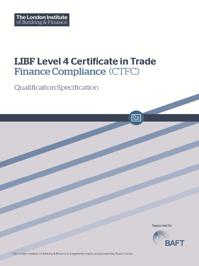 CTFC Qualification Specification-Specification PDF | PDF | Professional ...