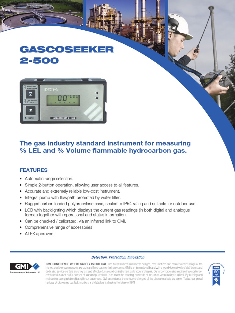 MK2 Gascoseeker Datasheet PDF | PDF | Calibration | Gases