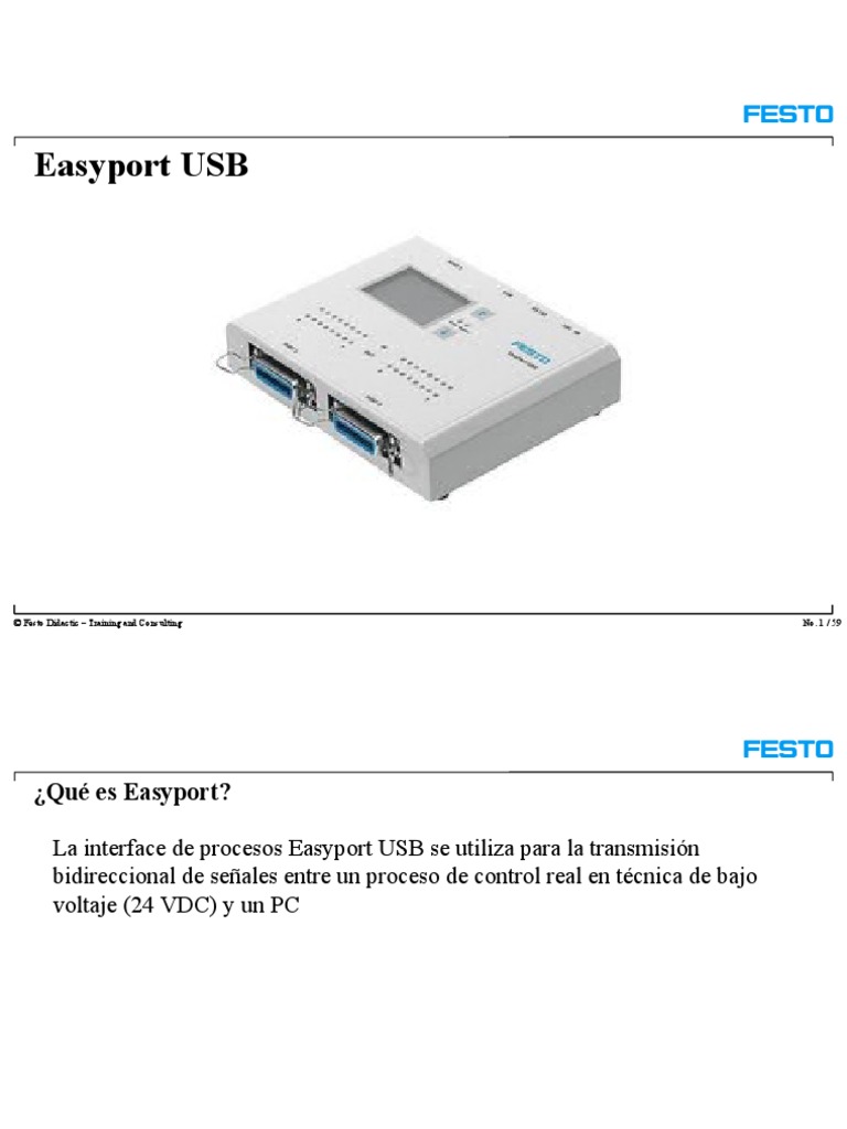 Easyport USB | PDF | USB | Telecomunicaciones