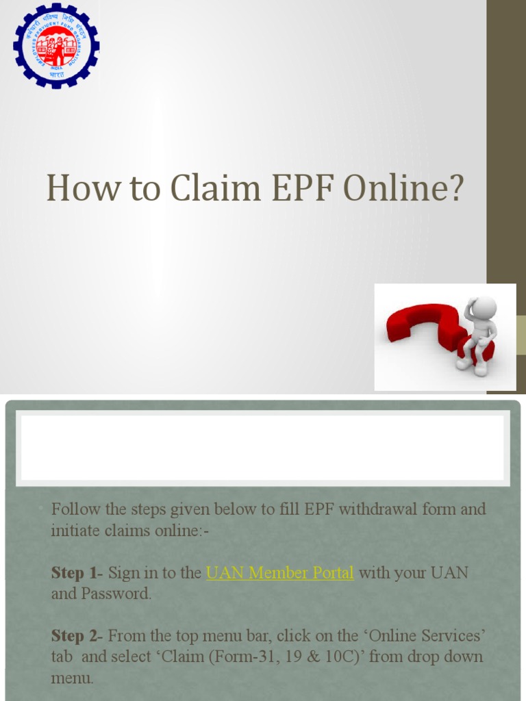 How To Claim EPF Online | PDF