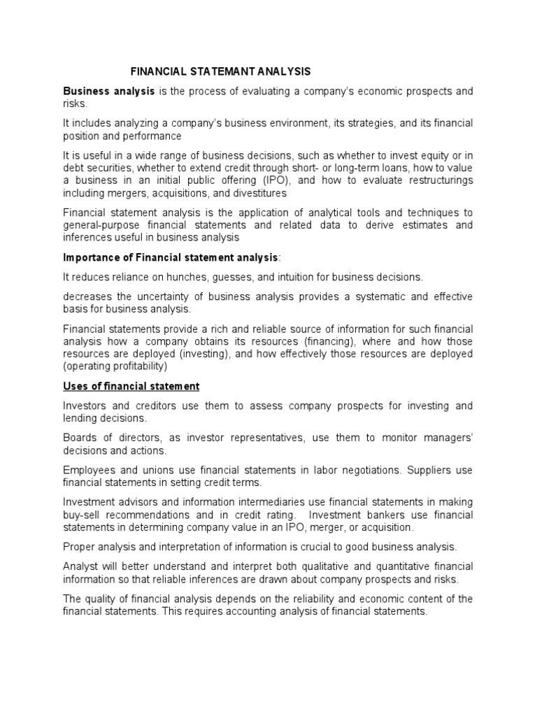 Mba Fsa | PDF | Balance Sheet | Income Statement