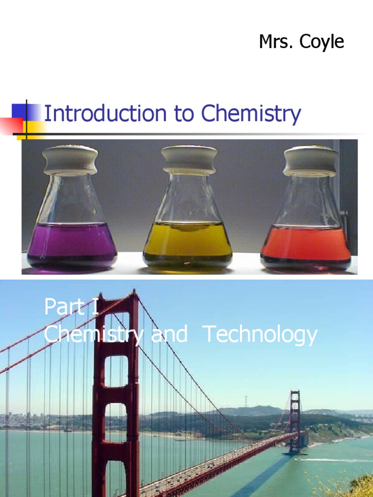 Introduction To Chemistry: Mrs. Coyle | PDF | Experiment | Chemistry
