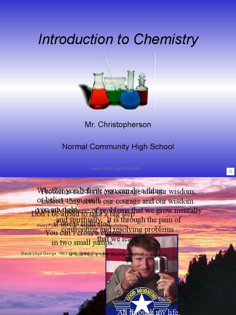 Unit 1 Intro To Chem | PDF | Toxicity | Experiment