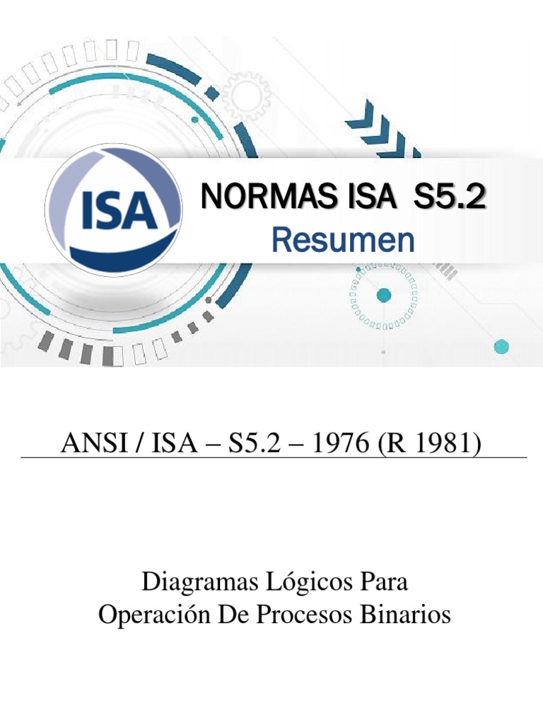 Norma ISA S52 | Descargar gratis PDF | Bomba | Energía y recursos