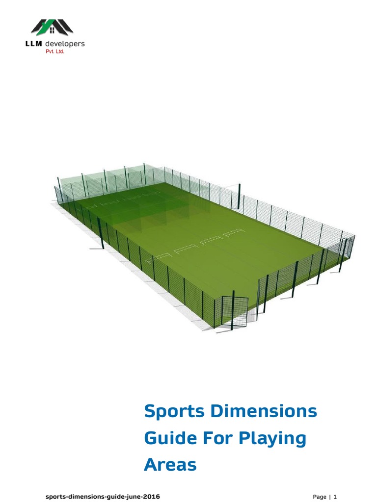 Sports Dimensions Guide June 2016 PDF | PDF | Lighting | Paint